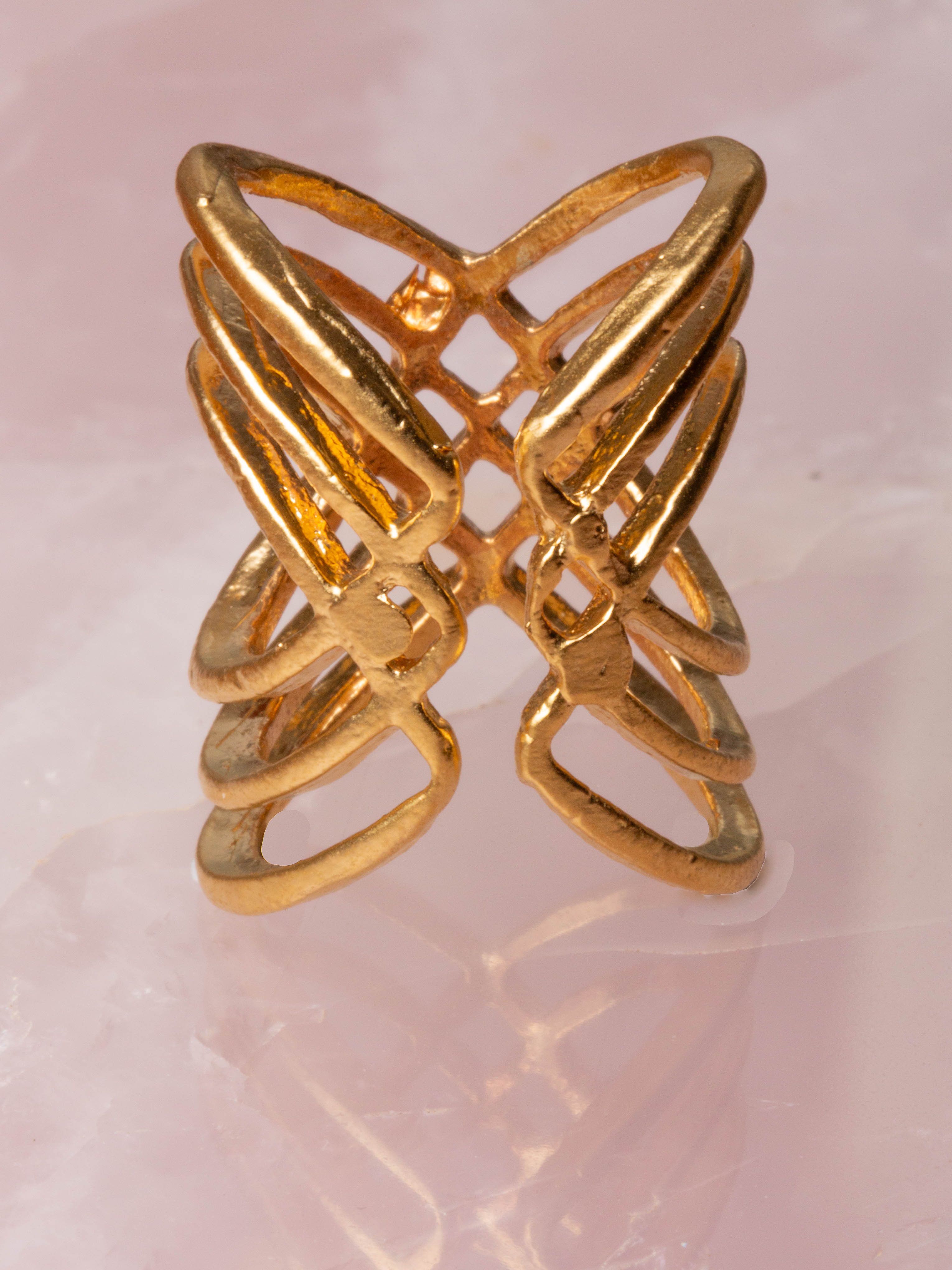 Thatch Ring Gold – Taboo Fashion & Accessories
