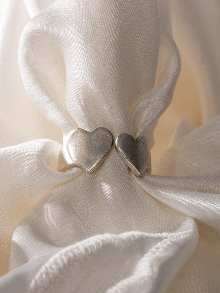 Two Hearts Ring – Taboo Fashion & Accessories