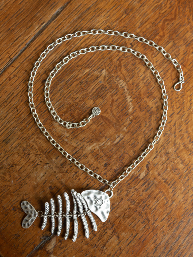 Fish Bone Necklace – Taboo Fashion & Accessories
