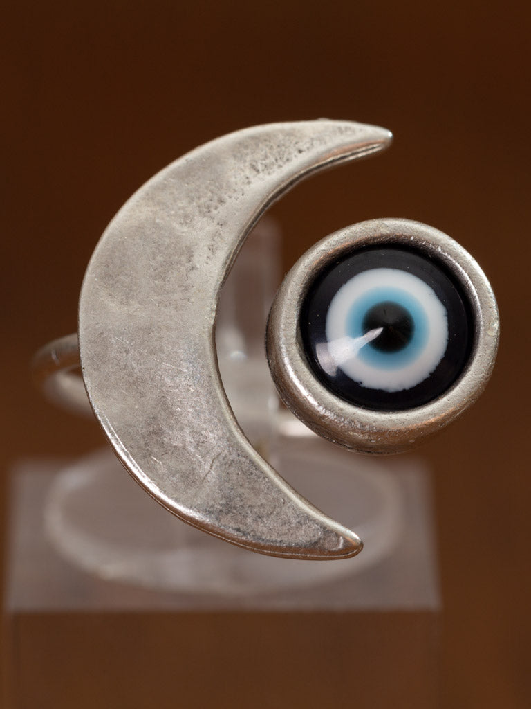 Evil Eye Moon Ring – Taboo Fashion & Accessories