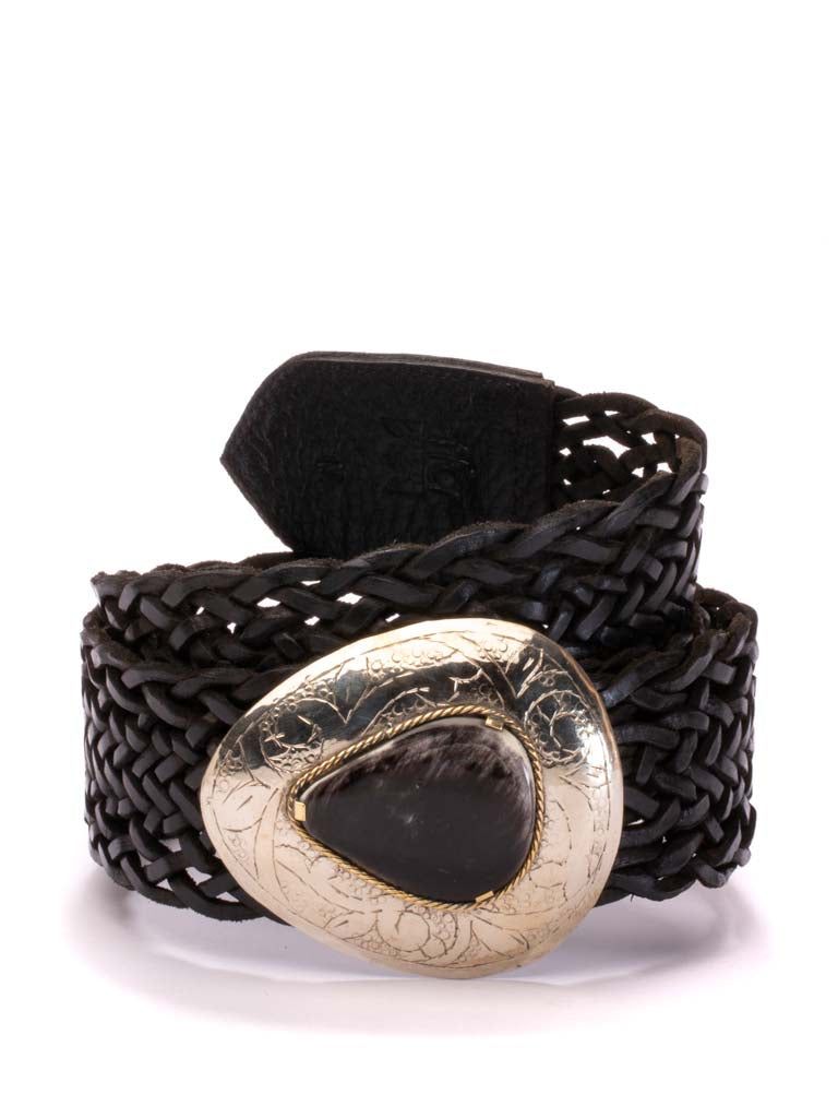 Marrakesh Wide Belt Teardrop Bone – Taboo Fashion & Accessories