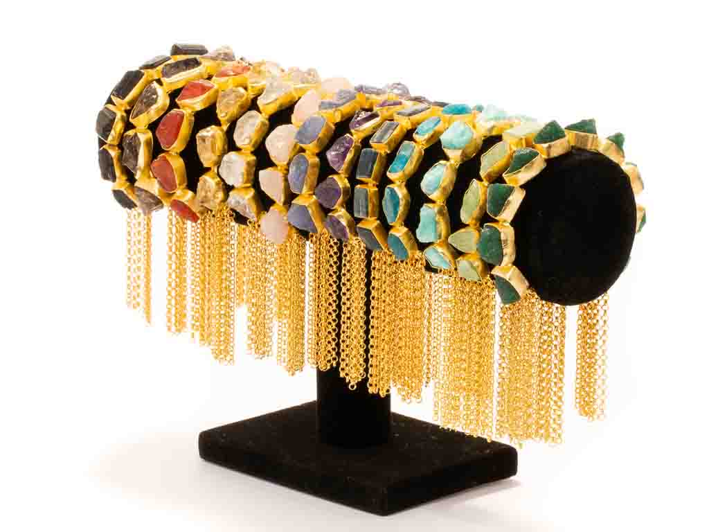 Luxe Gold Raw Cuff with Tassels – Taboo Fashion & Accessories